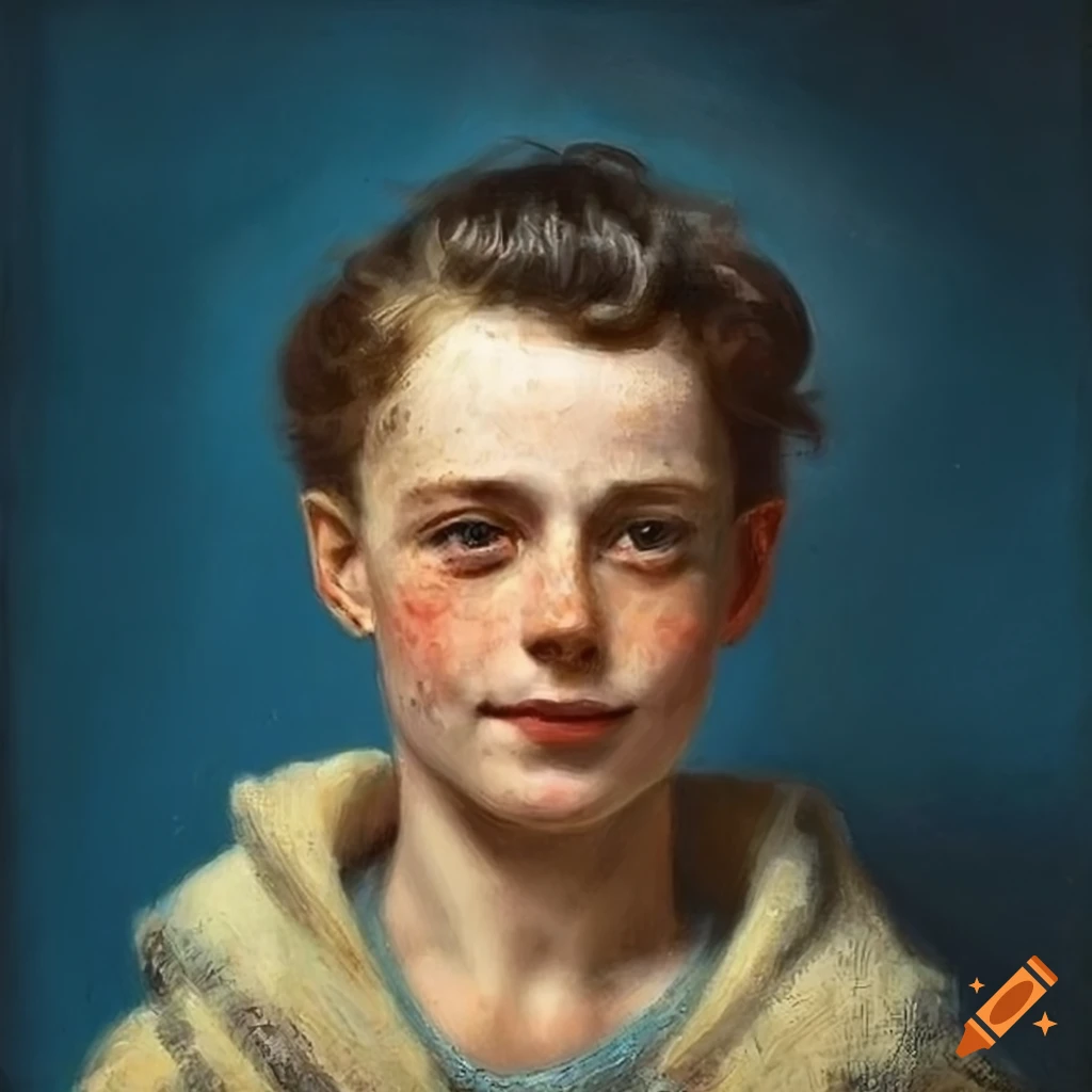 Victorian portrait of a boy in splendid clothes, beautifully drawn, hd ...