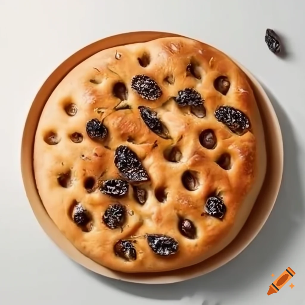 Focaccia bread on Craiyon