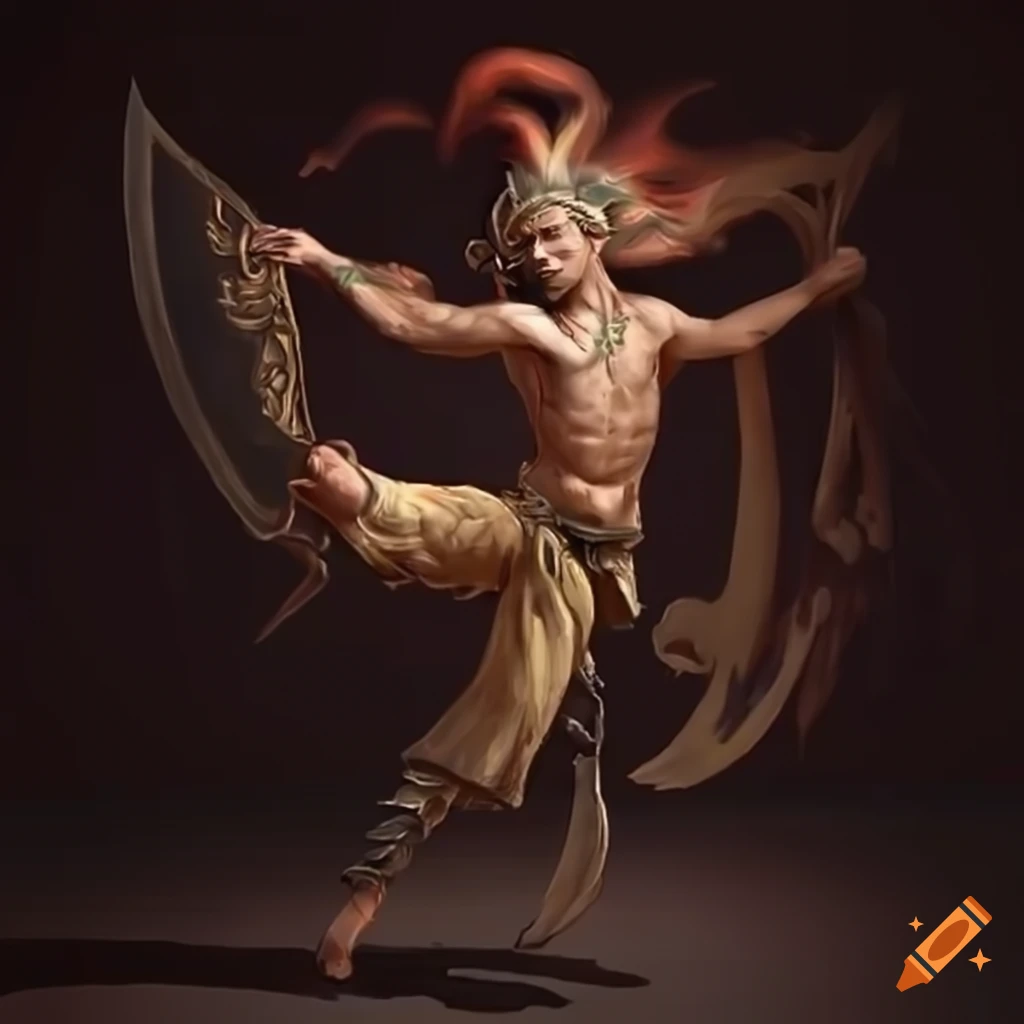 Historically accurate painting of a sword hanging over someone's head ...