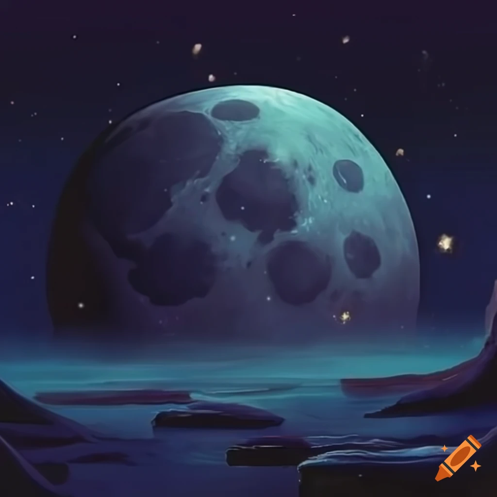 The lunar calamity on Craiyon