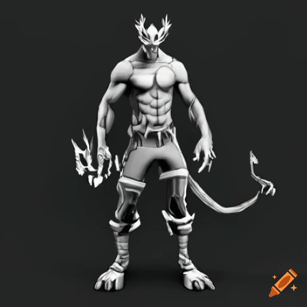 Fortnite devil skin character on Craiyon