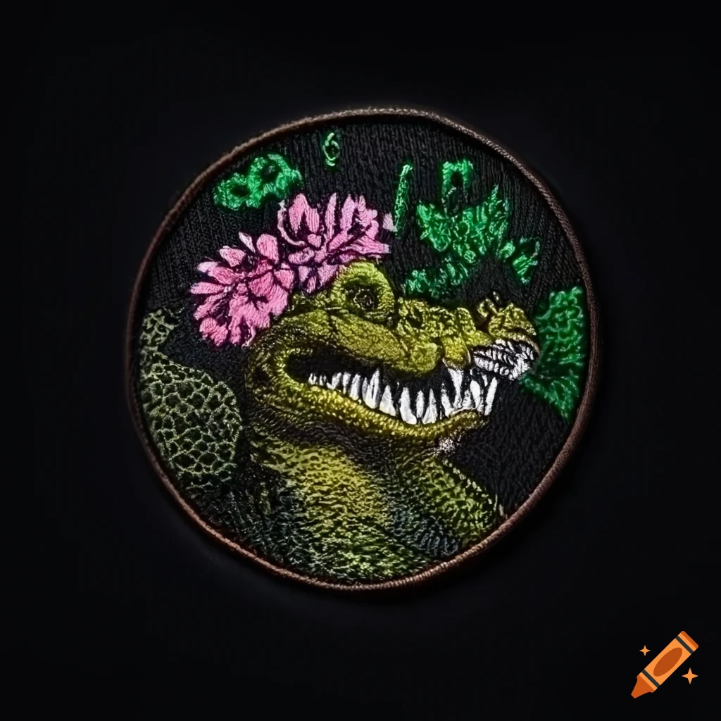 Noir graphic design patch