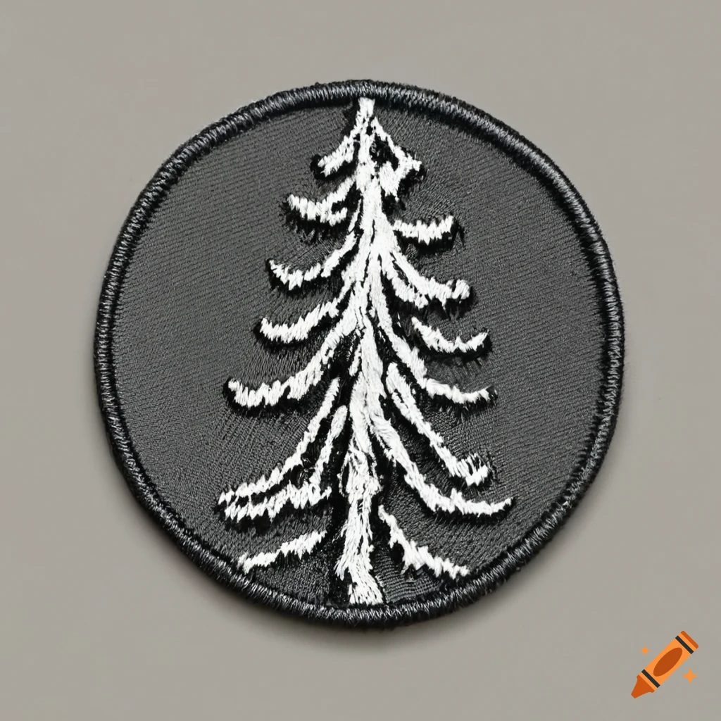 Noir graphic design patch