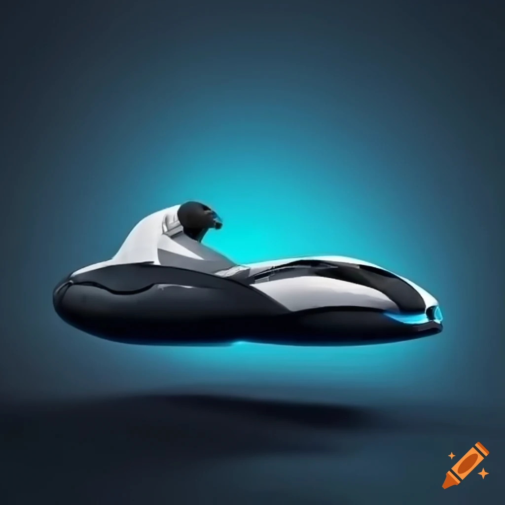 Futuristic flying boat concept on Craiyon