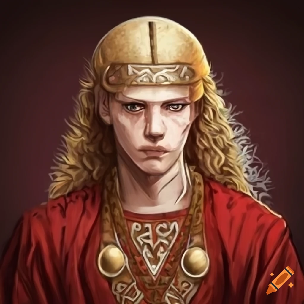 Hyperrealism portrait of mojmír the slavic prince on Craiyon