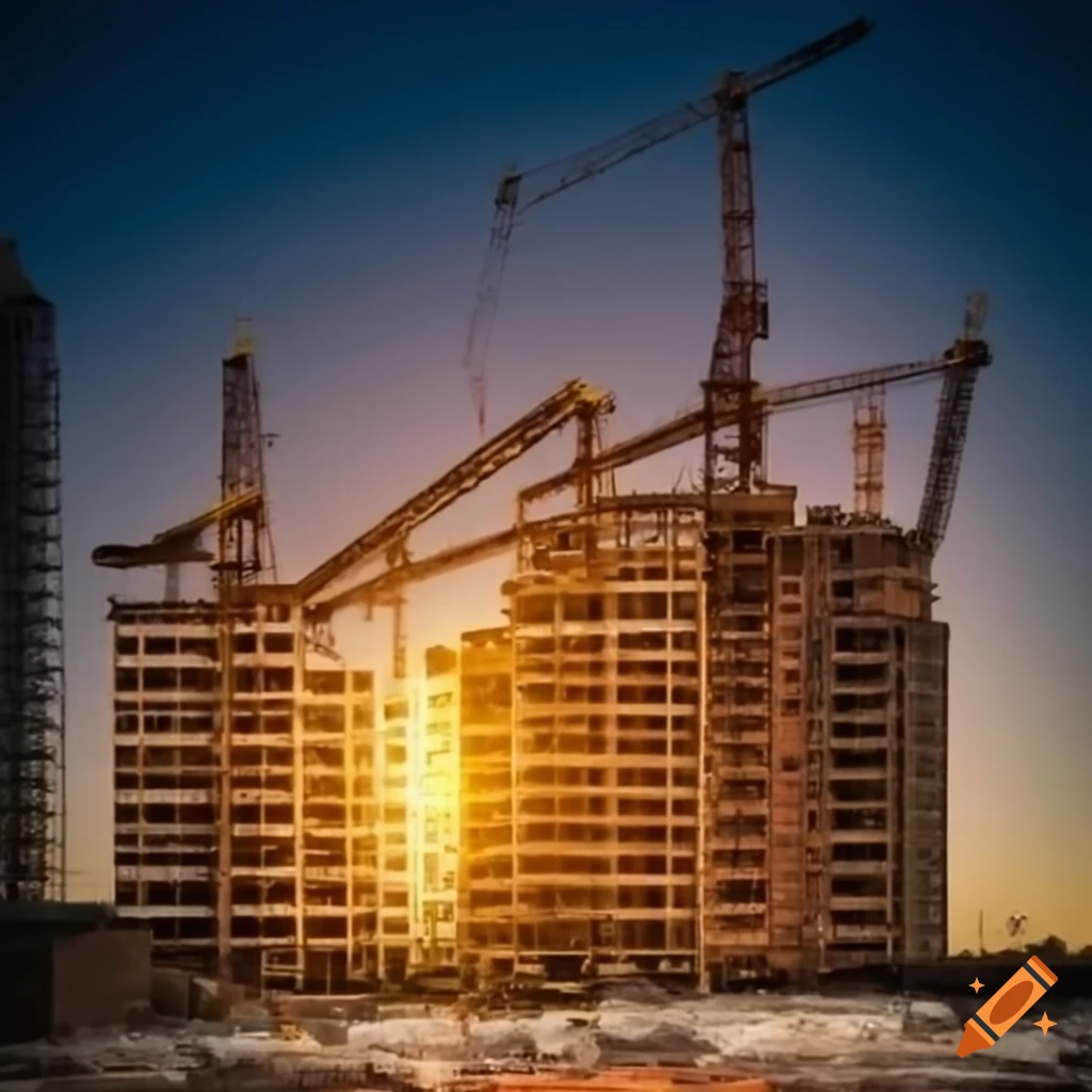 Picture of construction engineering technology on Craiyon