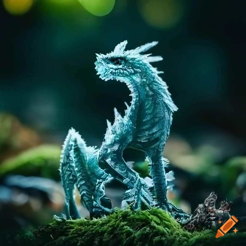 Image of a frost dragon on Craiyon