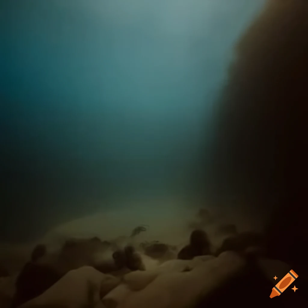 Deep dark depths of the ocean on Craiyon