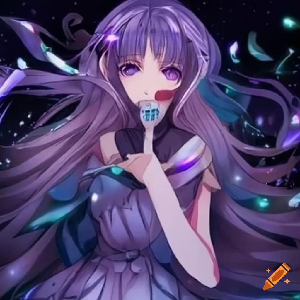 Ethereal anime diamond artwork on Craiyon