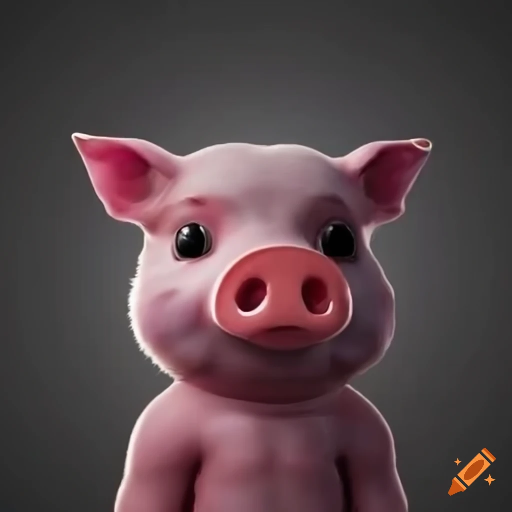 Miss piggy talking to a marine on thanksgiving on Craiyon