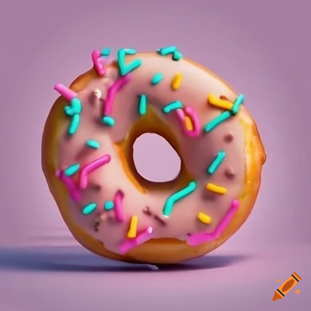 Delicious donut on Craiyon