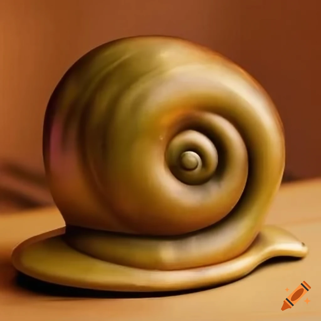 Snail-shaped Jugendstil Art Deco architecture on Craiyon