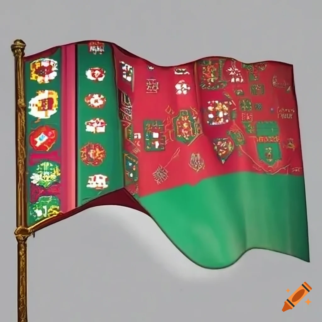 Unique combination of flags - turkmenistan, lithuania, slovakia