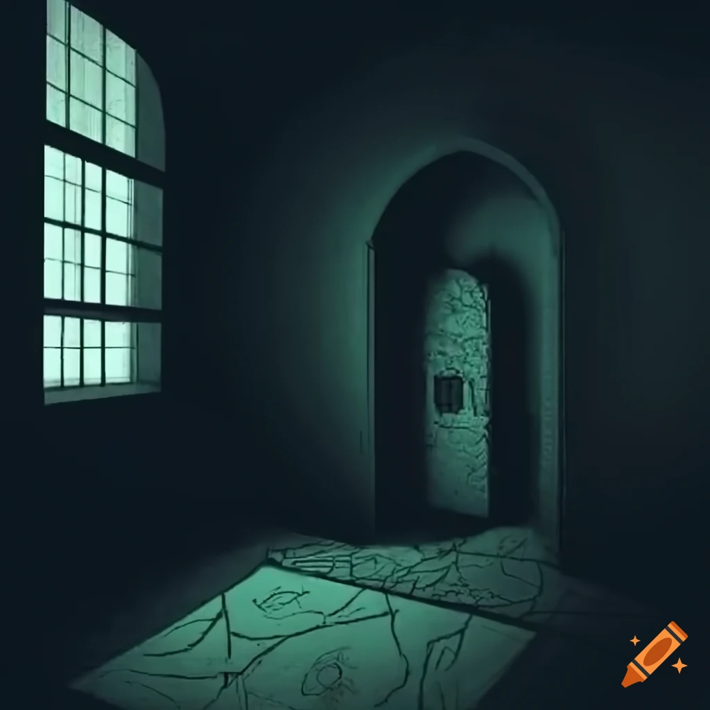 Retro video game room with a memorial grave