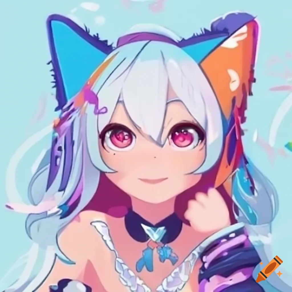 Image of a hololive virtual youtuber arctic fox