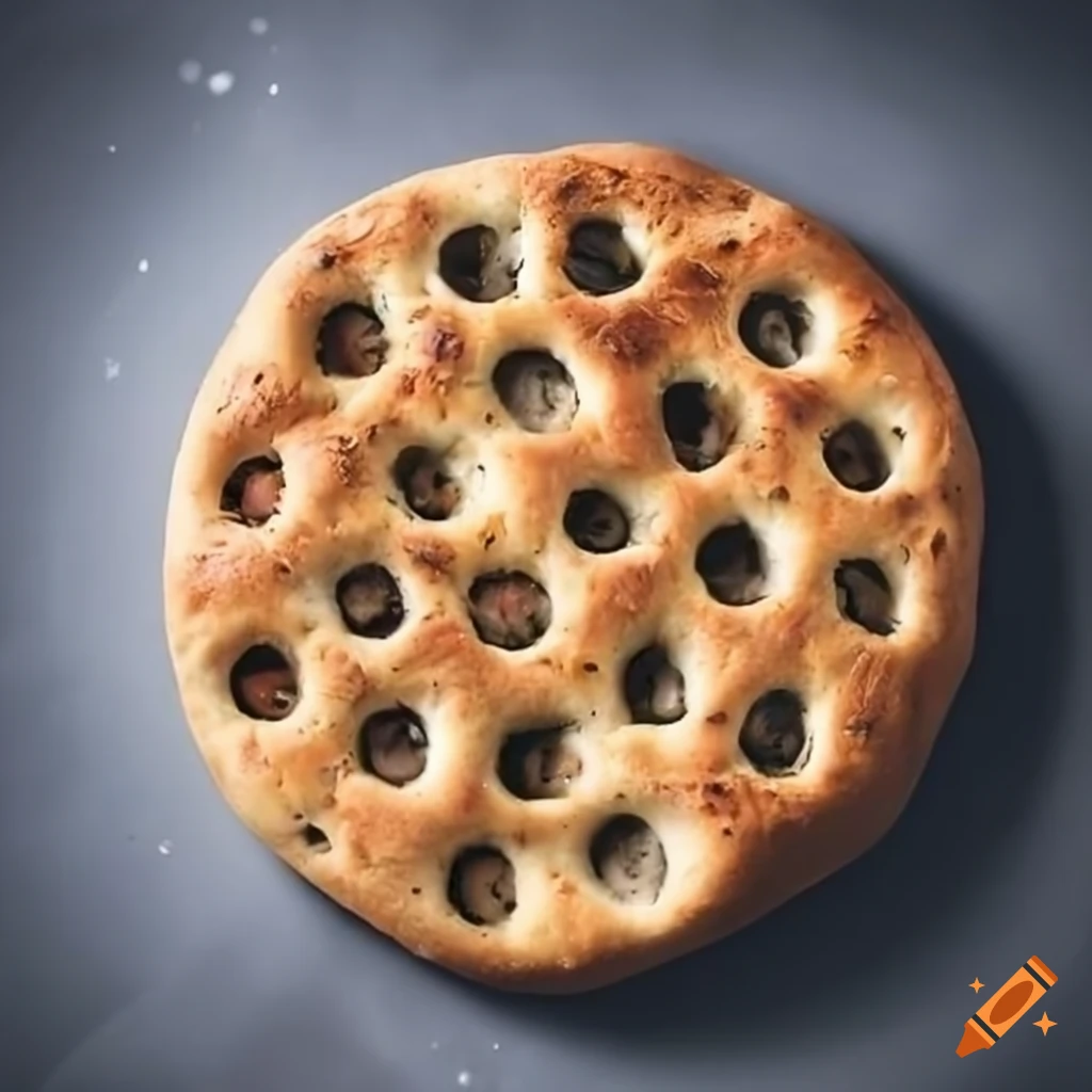 Focaccia bread on Craiyon