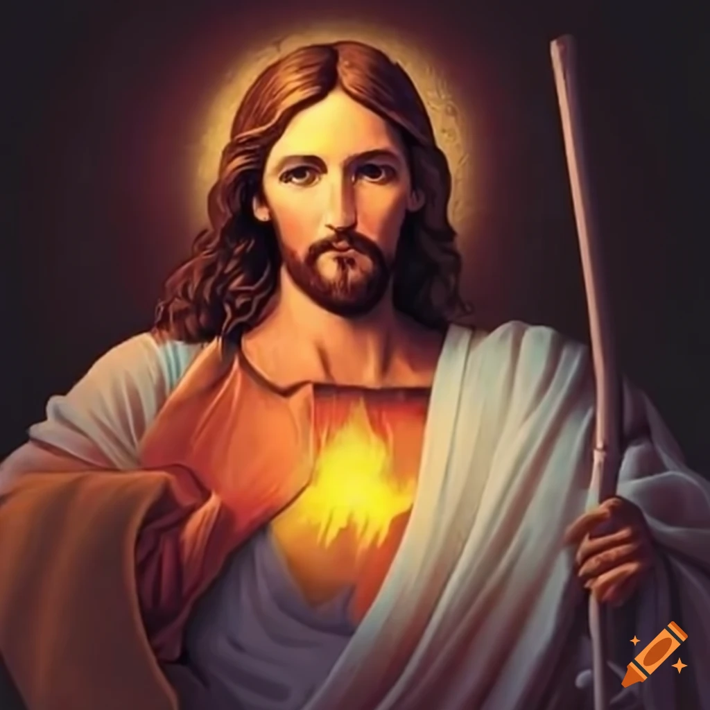 Description of jesus christ in the bible peppercorn hair on Craiyon