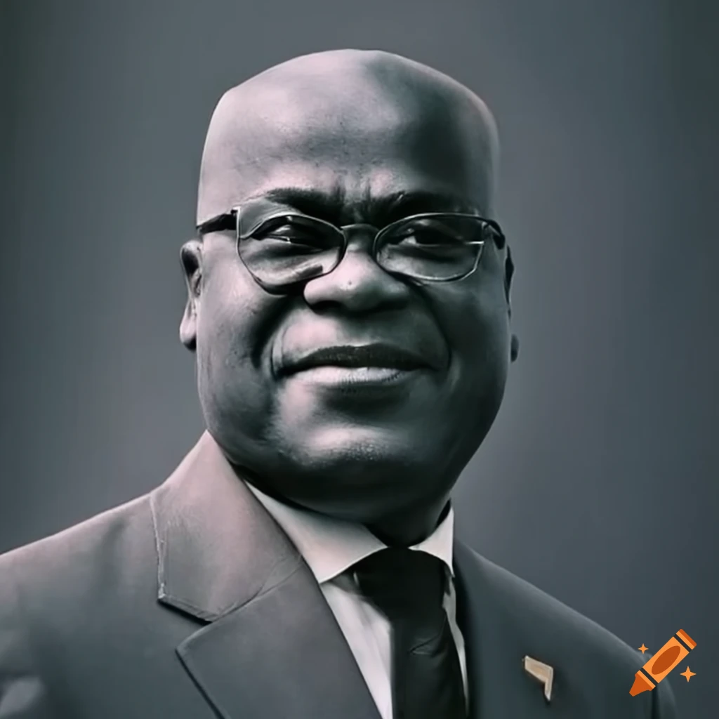 Portrait of étienne tshisekedi, prime minister of zaire on Craiyon