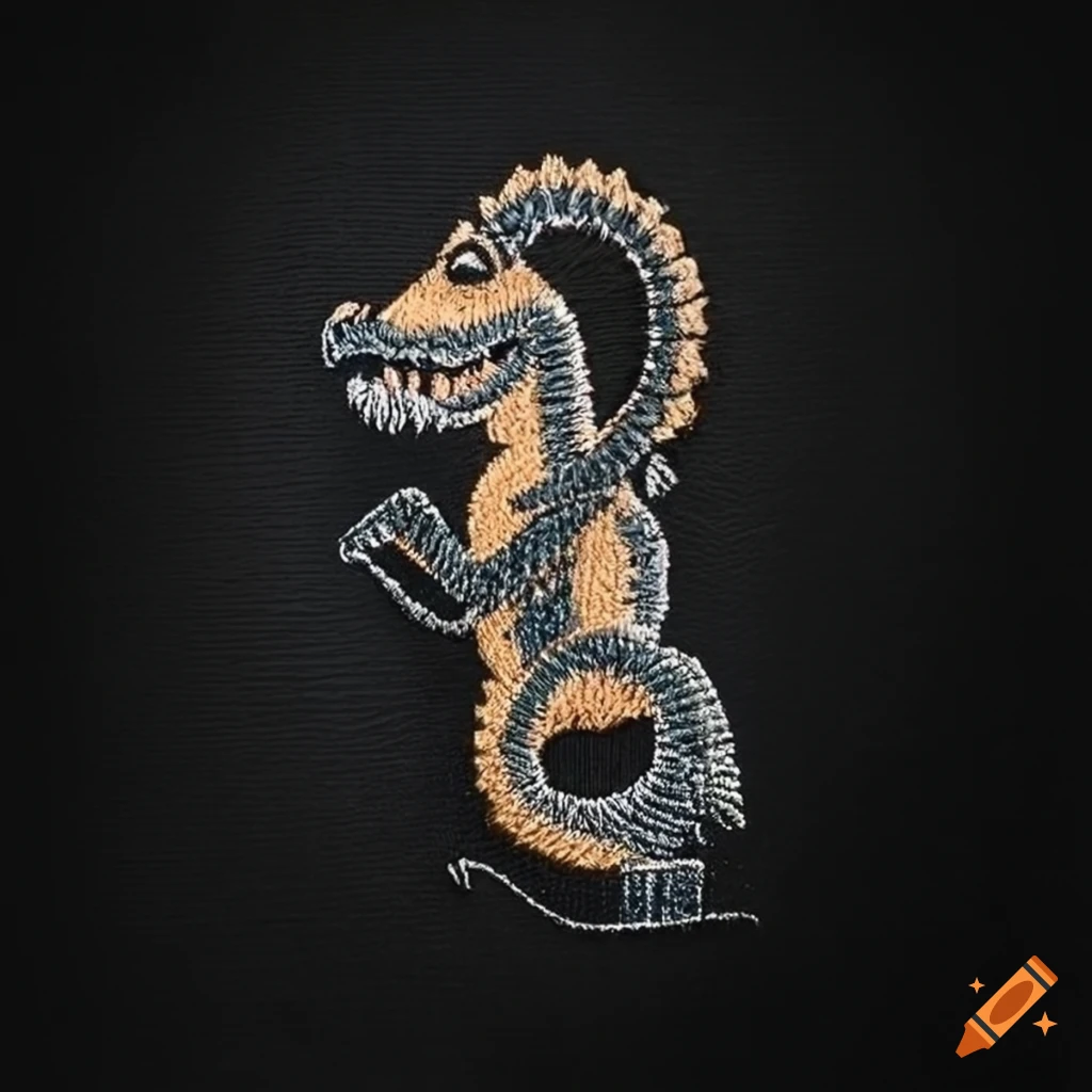 Noir graphic design patch