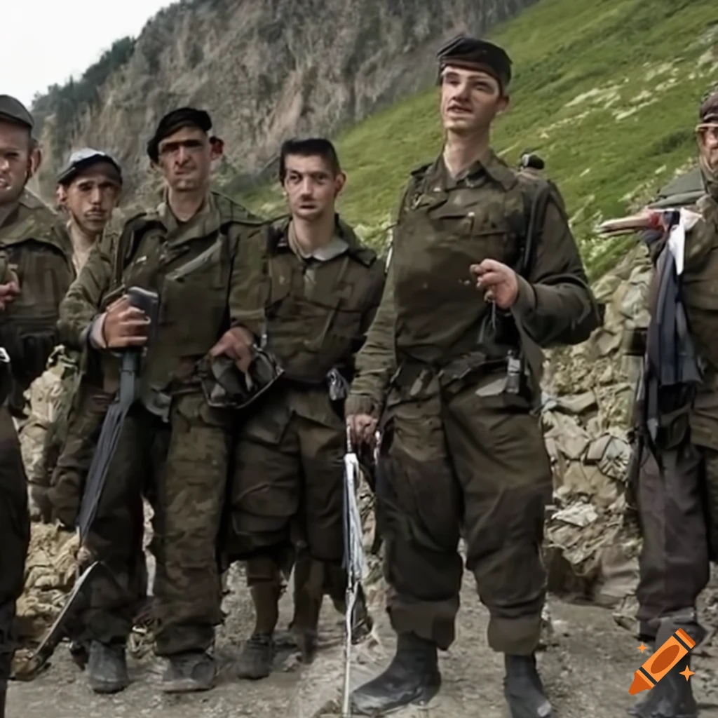 European soldiers in the mountains of turkey on Craiyon