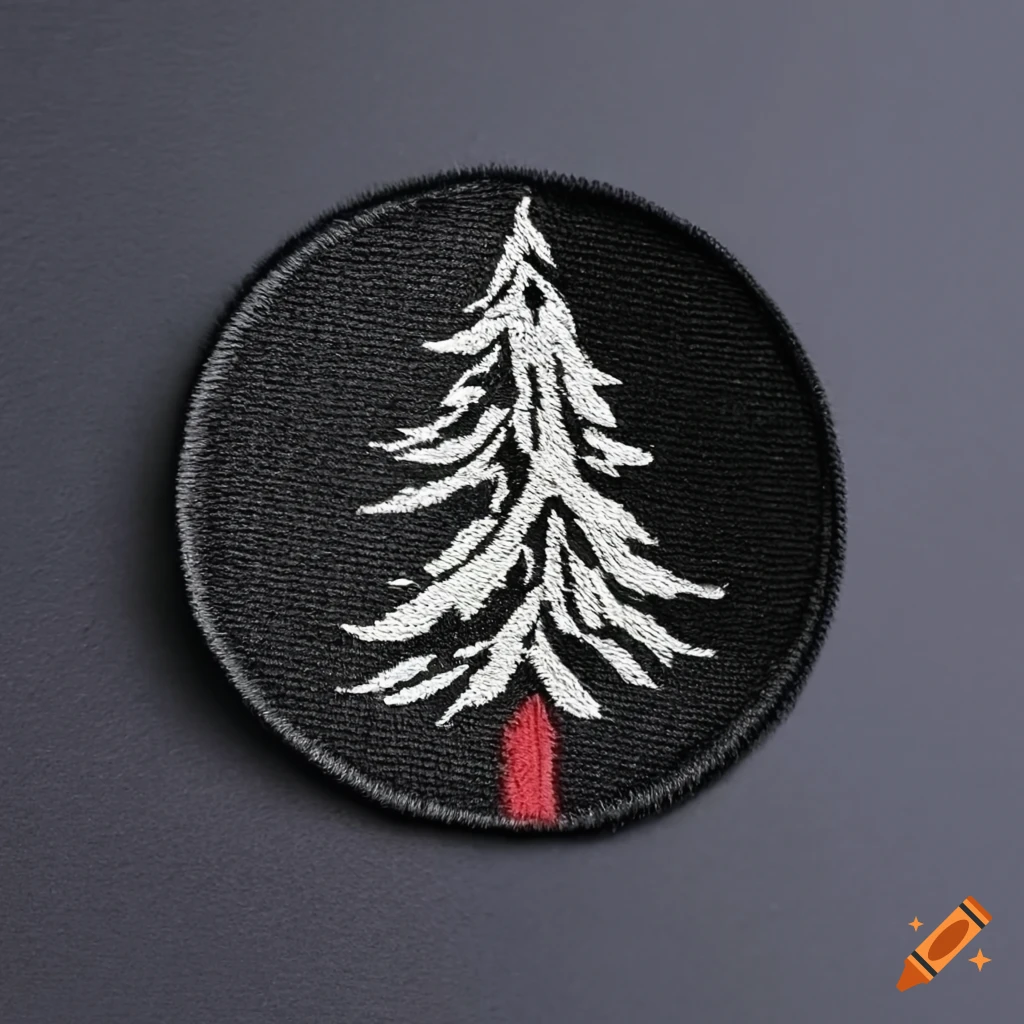 Noir graphic design patch on Craiyon