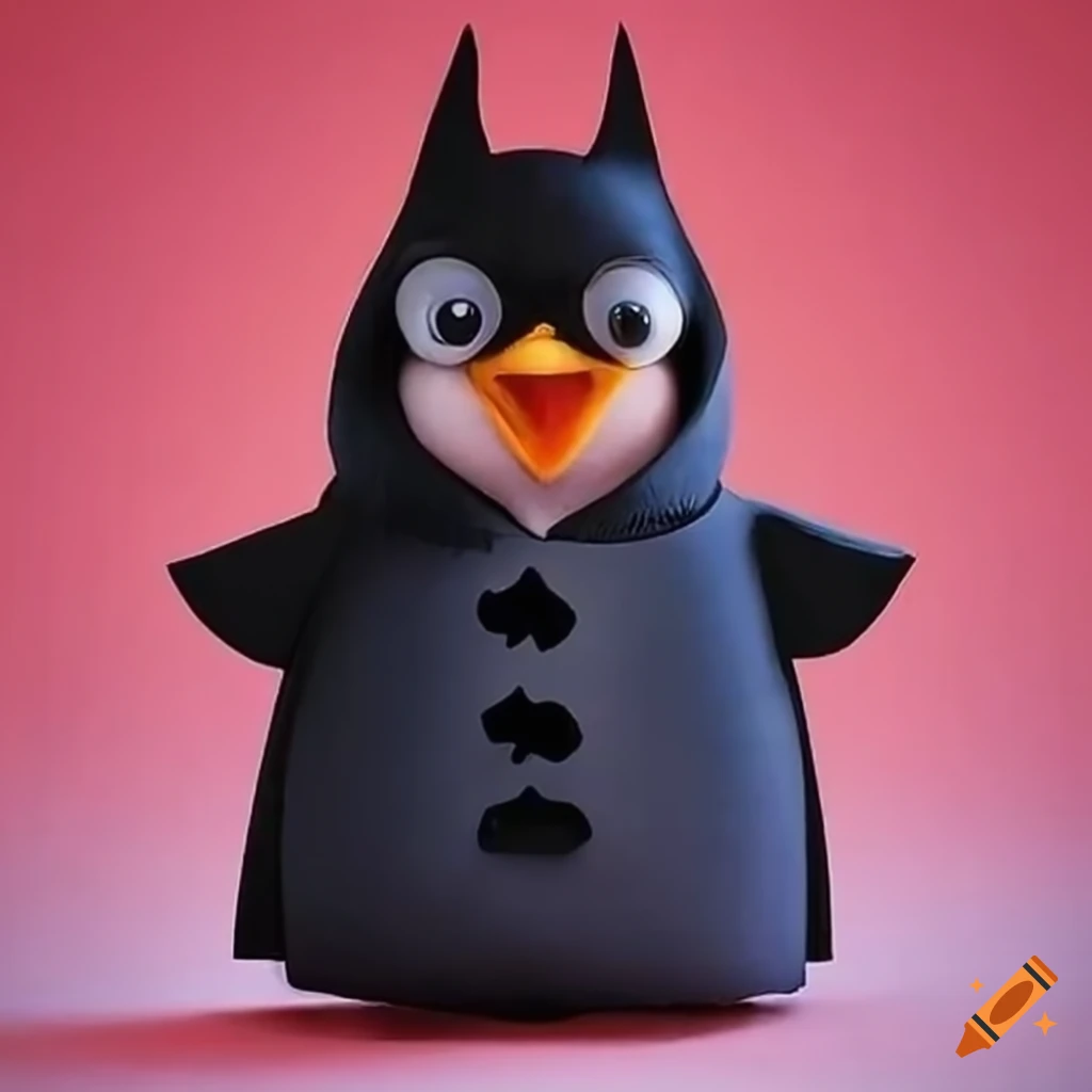 Penguin Dressed As Batman