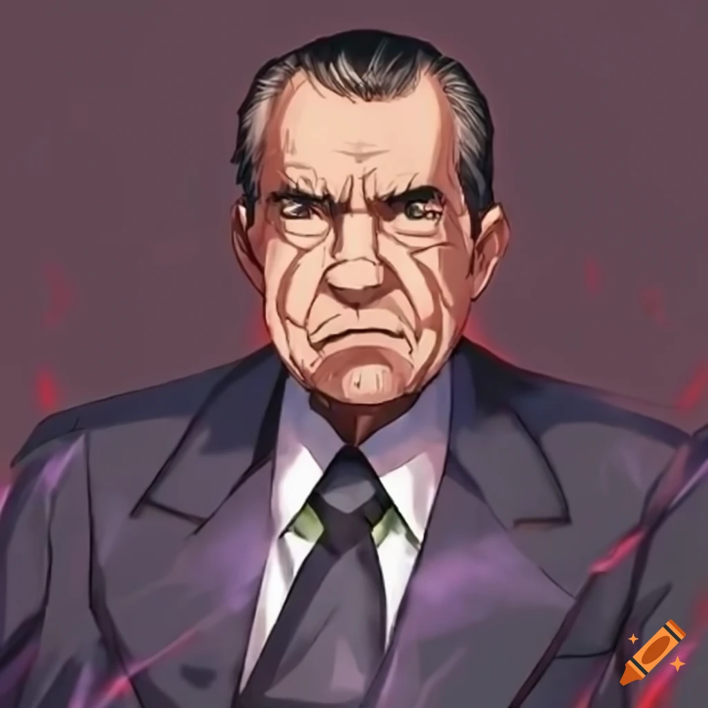 Rider class servant richard nixon in fate/grand order on Craiyon