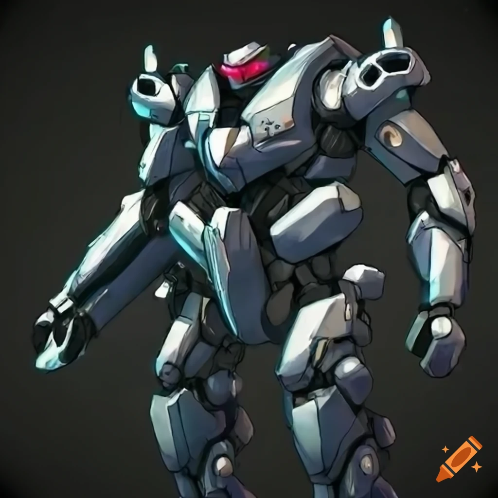 Mecha wielding a beam saber on Craiyon