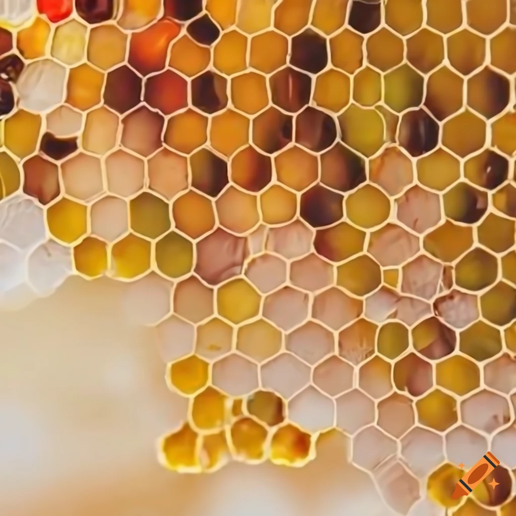 Honeycomb on Craiyon