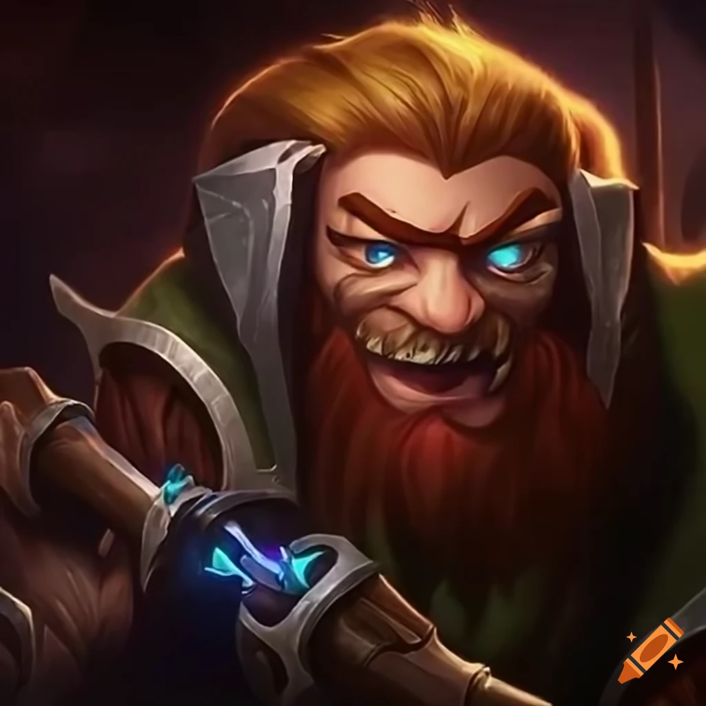 Quasimodo, the king slacker from League of Legends on Craiyon