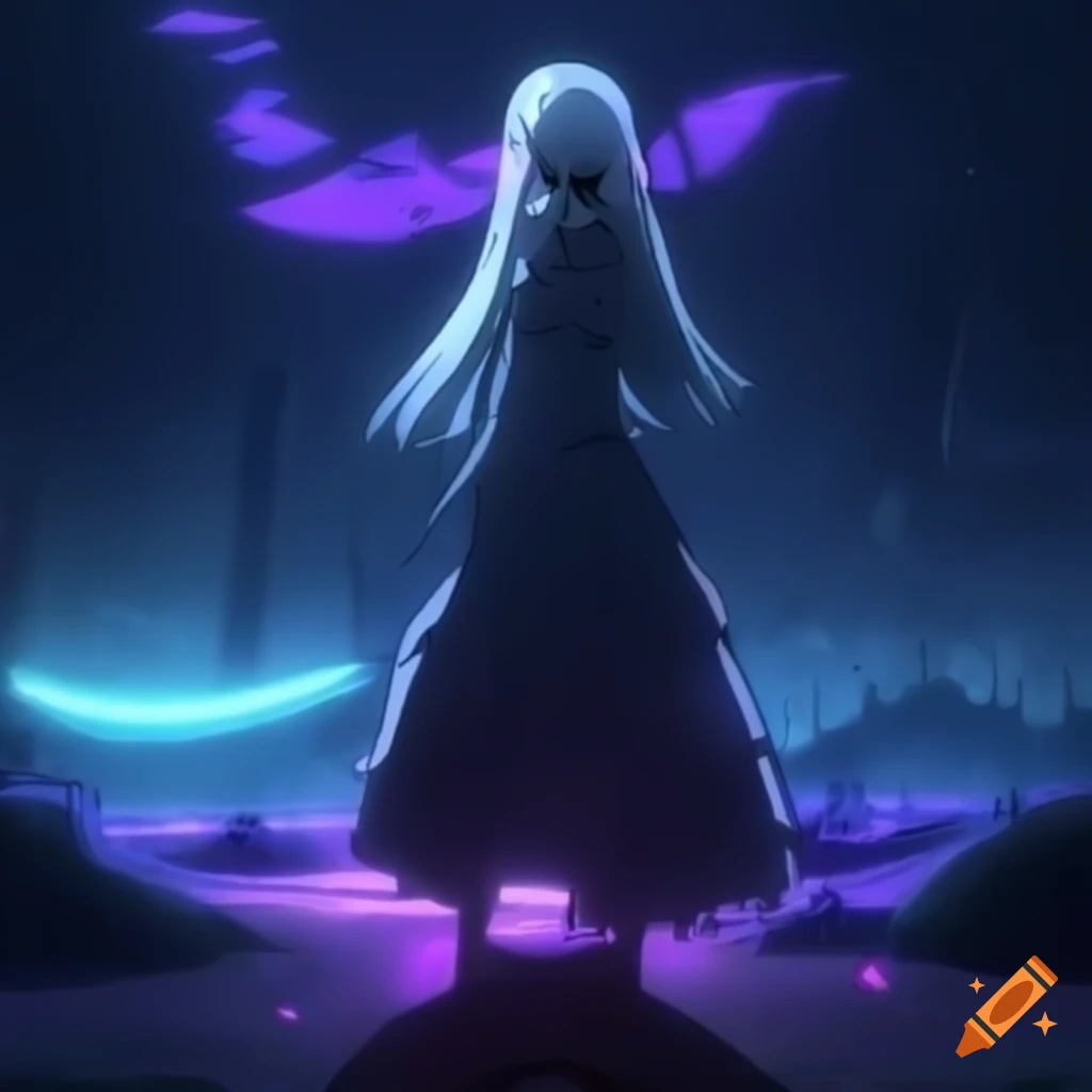 Anime boss in magical world on Craiyon