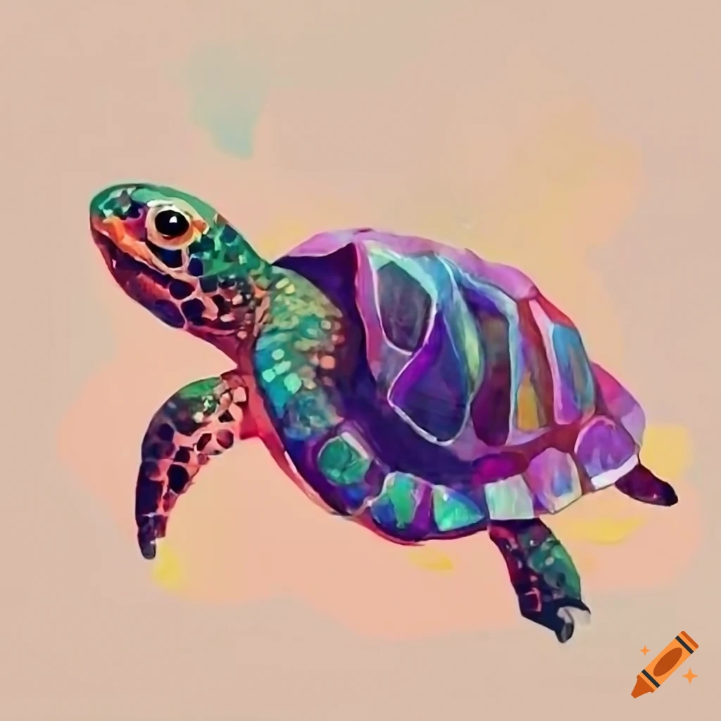 Close up Of A Turtle On Craiyon
