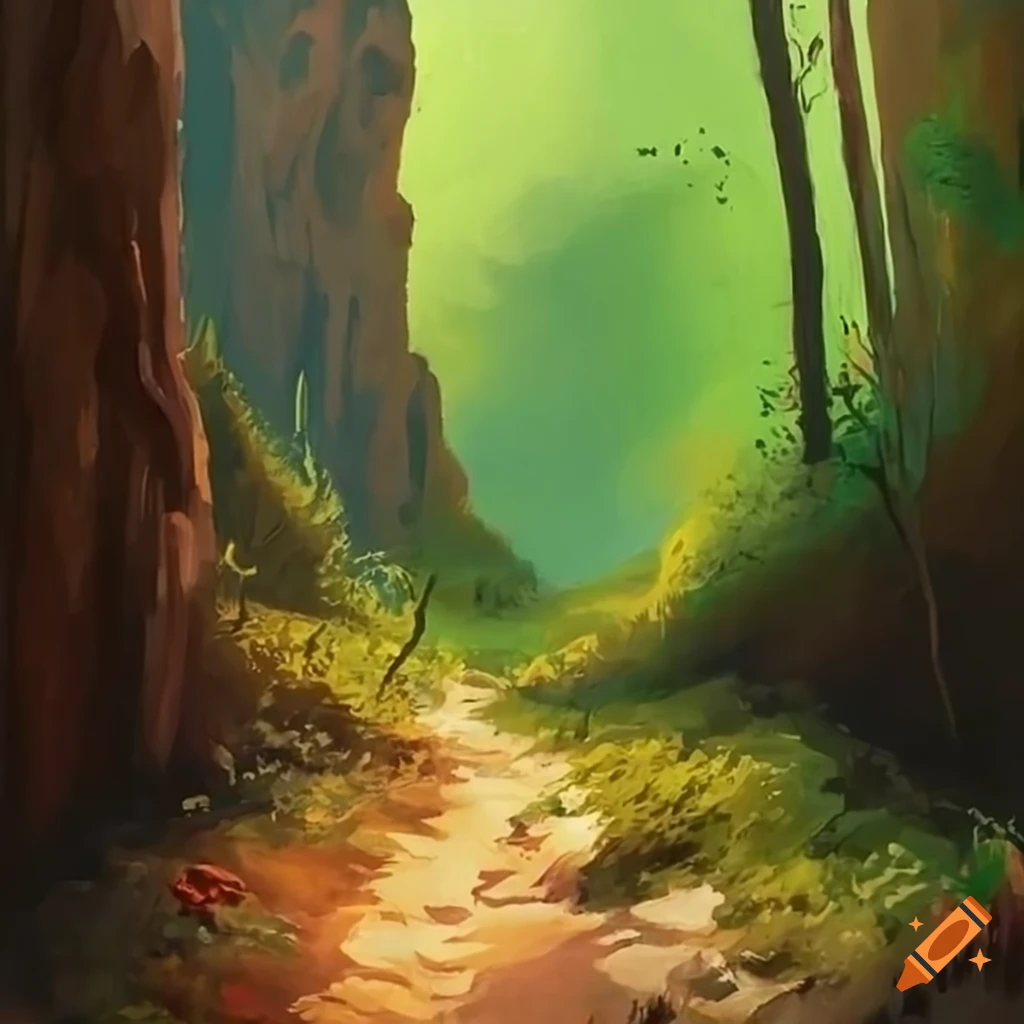 Discovering unique biomes on Craiyon