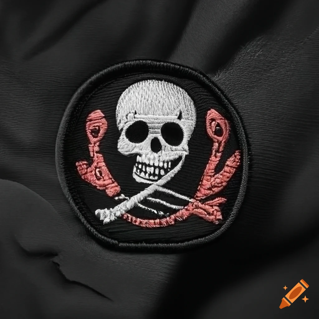 Noir graphic design patch