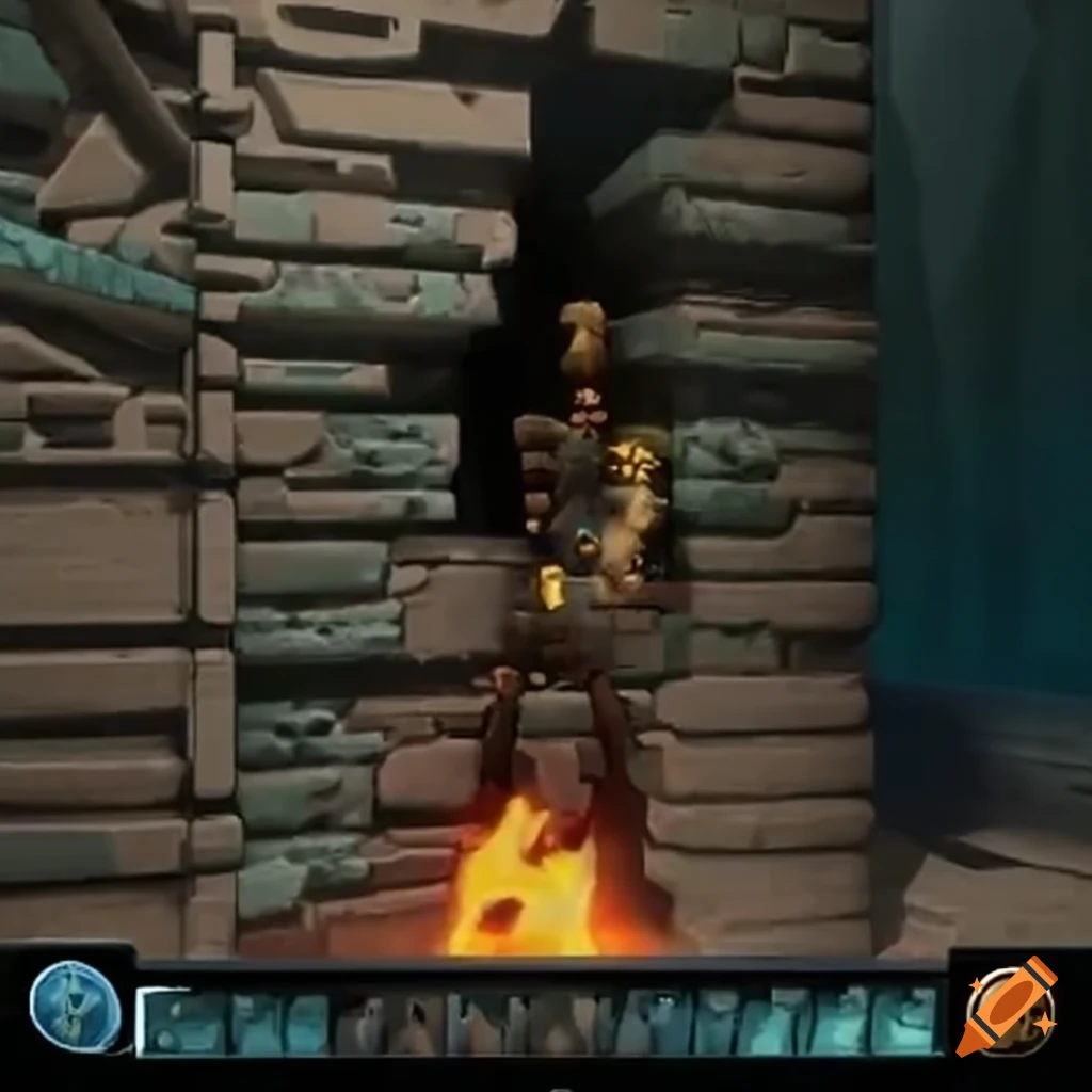 Screenshot of an epic wall gameplay