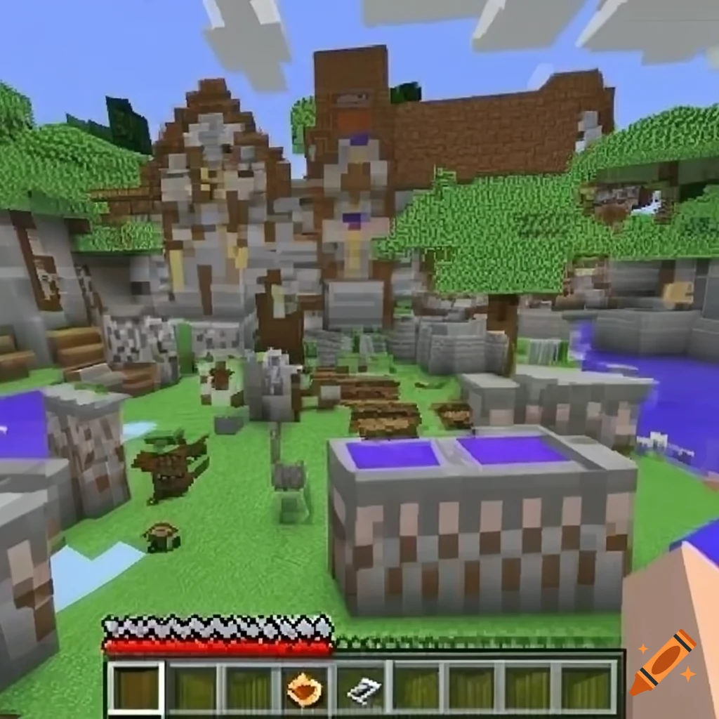 Minecraft Realms Remains on Craiyon