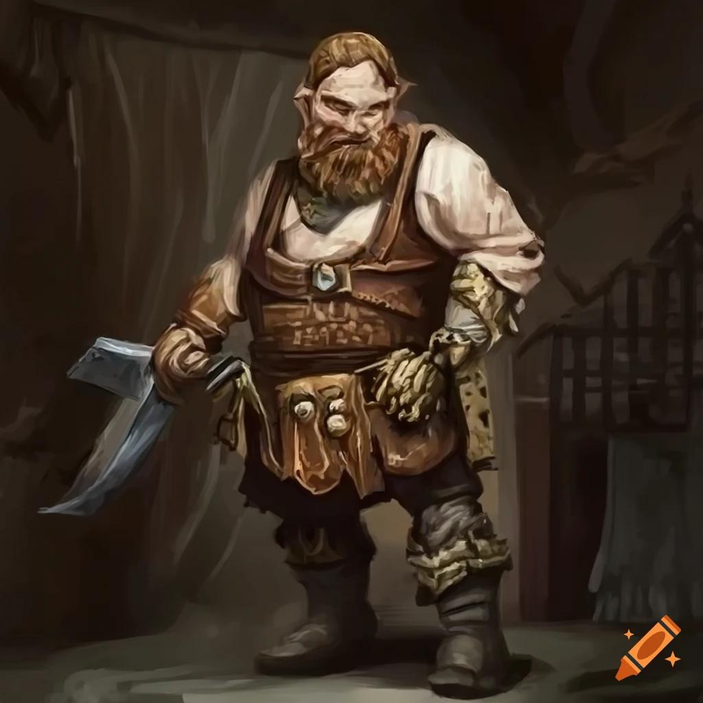 Fantasy miner on Craiyon