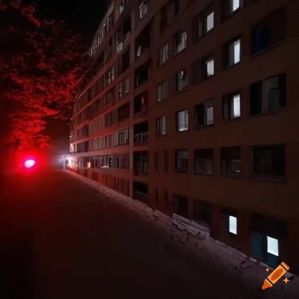 Liminal playground at 7:23 at night on Craiyon