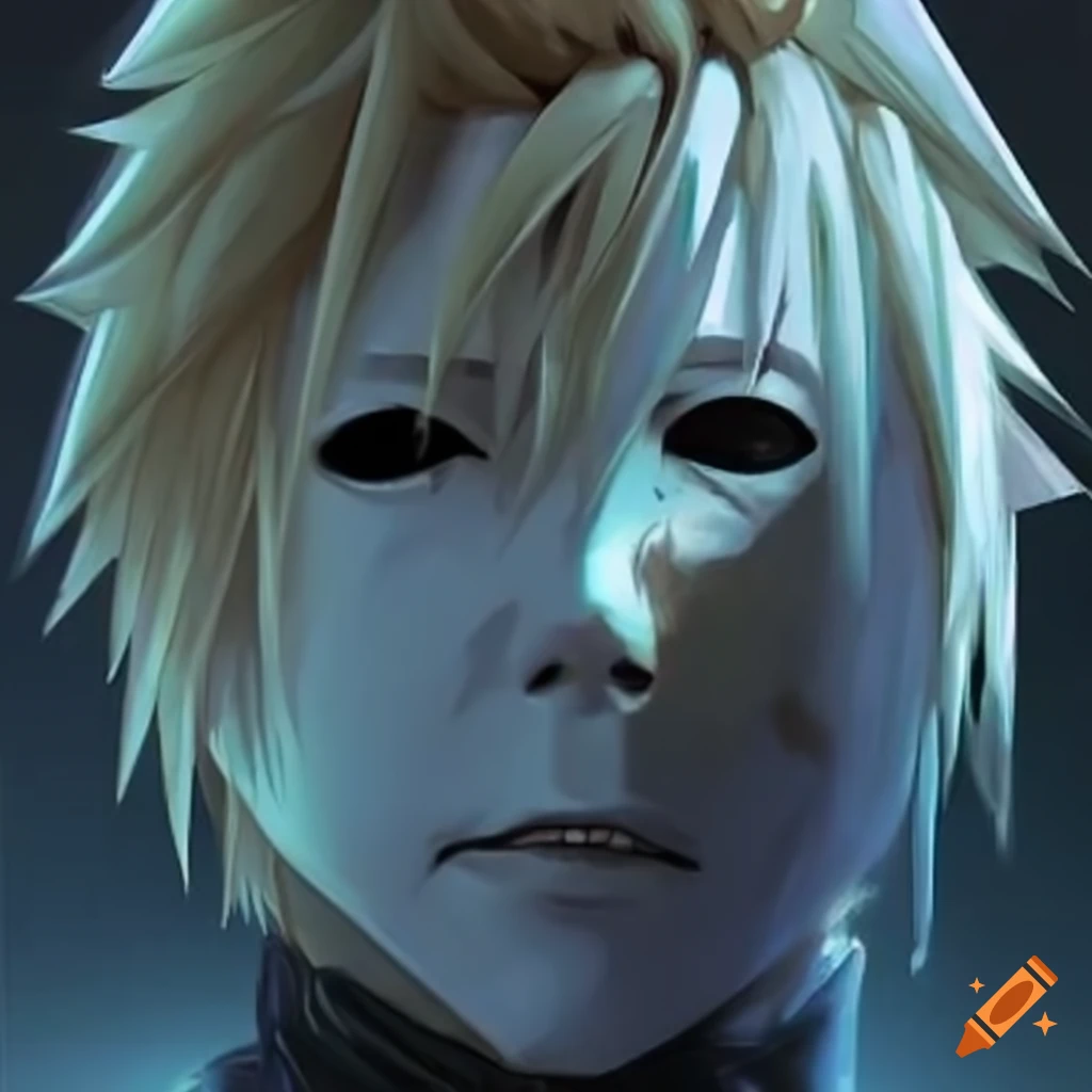 Collage of michael myers and cloud strife on Craiyon