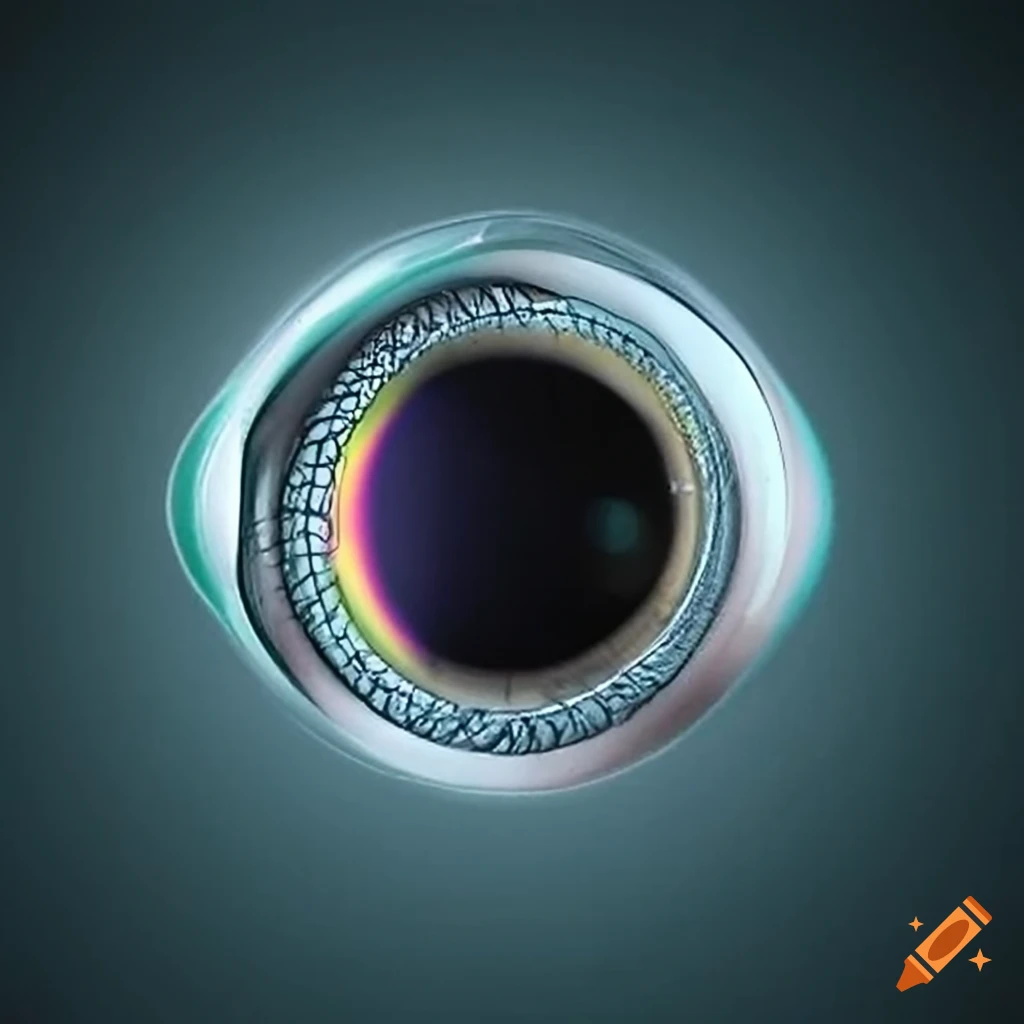 Sketch of a basic lens shape with magnification