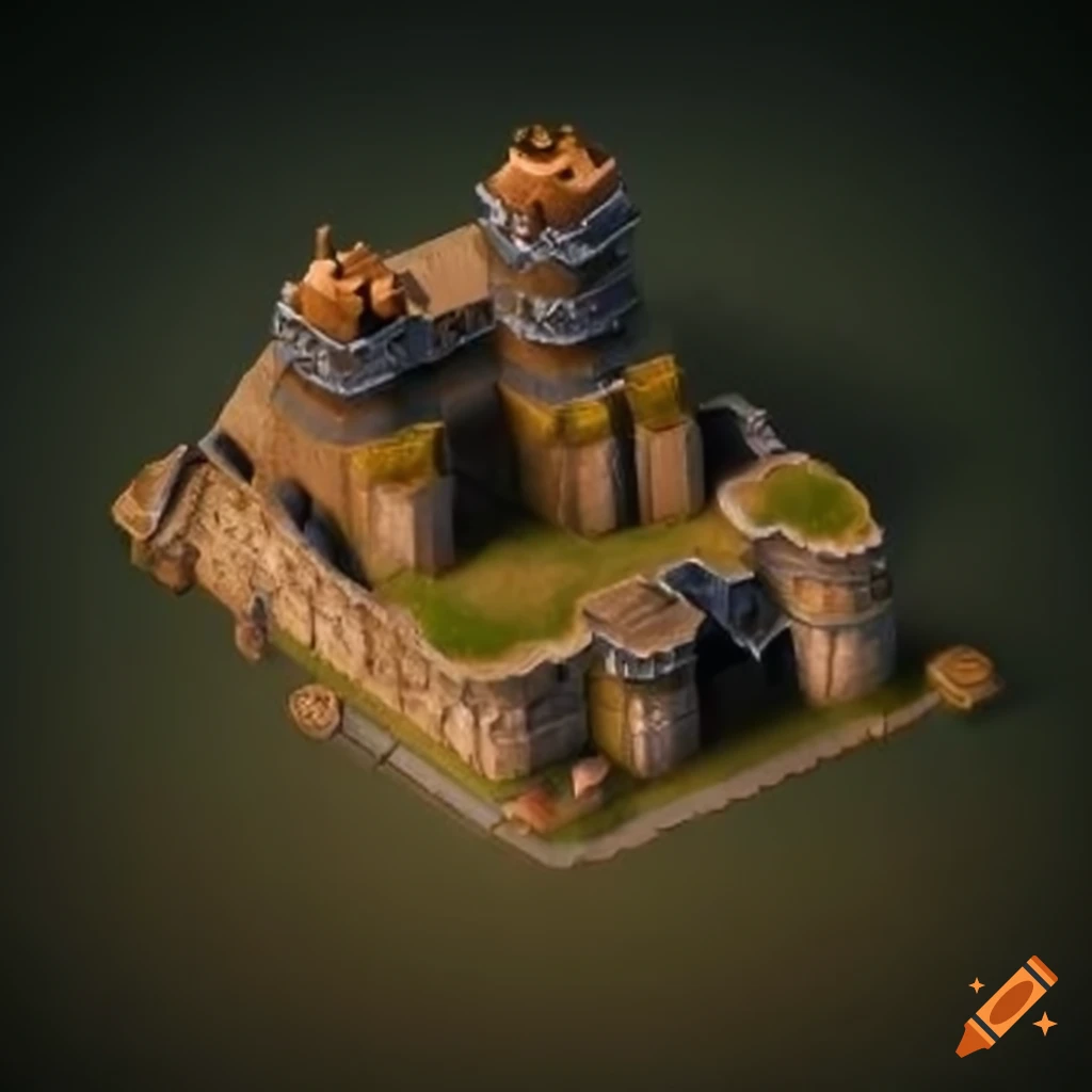 Image of well-fortified game bases