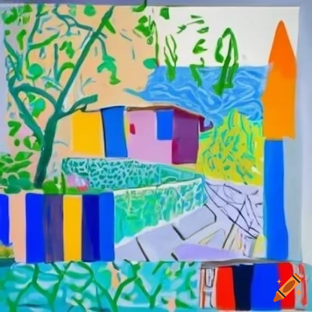 Paintings by Sosua, Georges Braque, and David Hockney on Craiyon