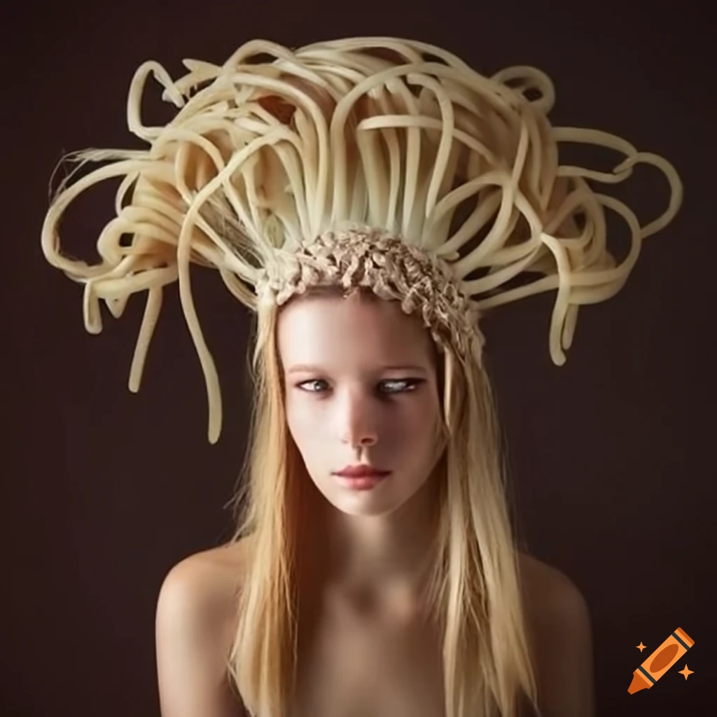 Fashion accessory inspired by spaghetti