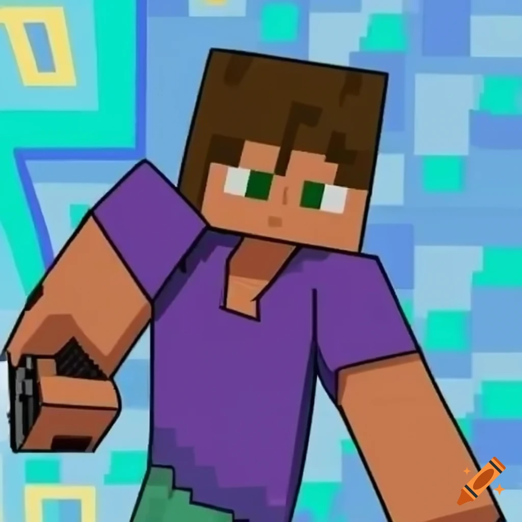 Minecraft gta screenshot on Craiyon