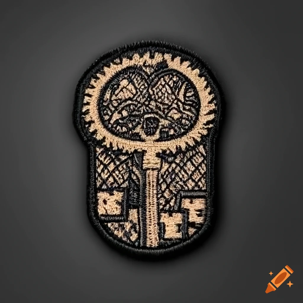 Noir graphic design patch on Craiyon