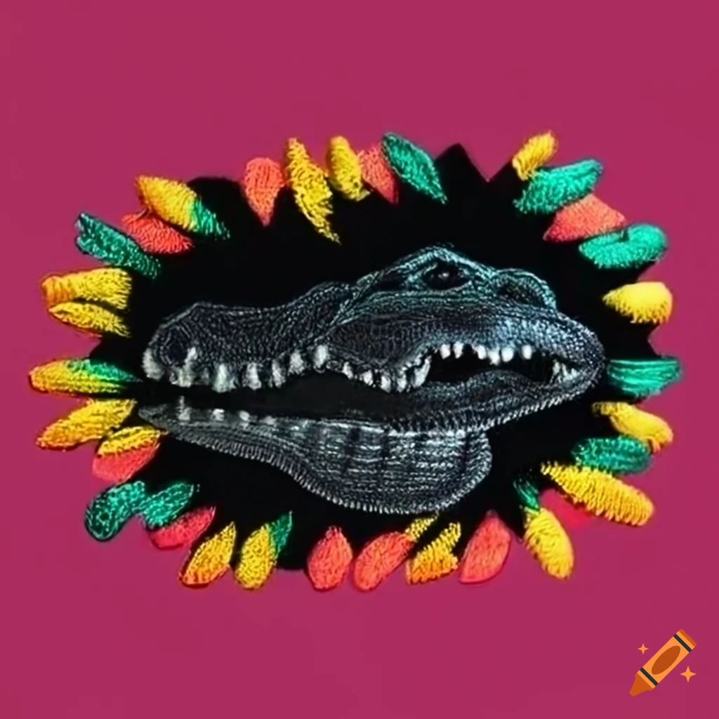 Noir graphic design patch