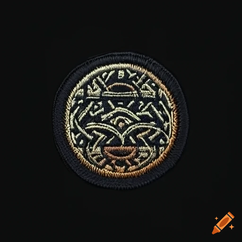 Minimalist norse design patch on Craiyon