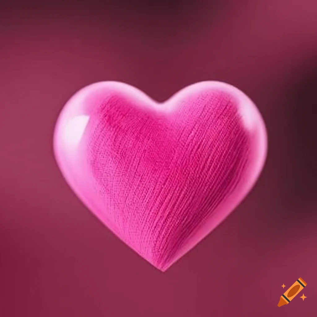 Pink love heart