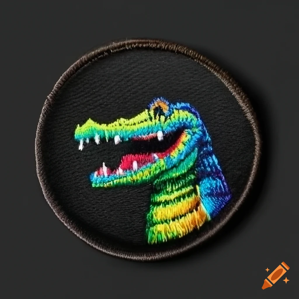 Noir graphic design patch on Craiyon