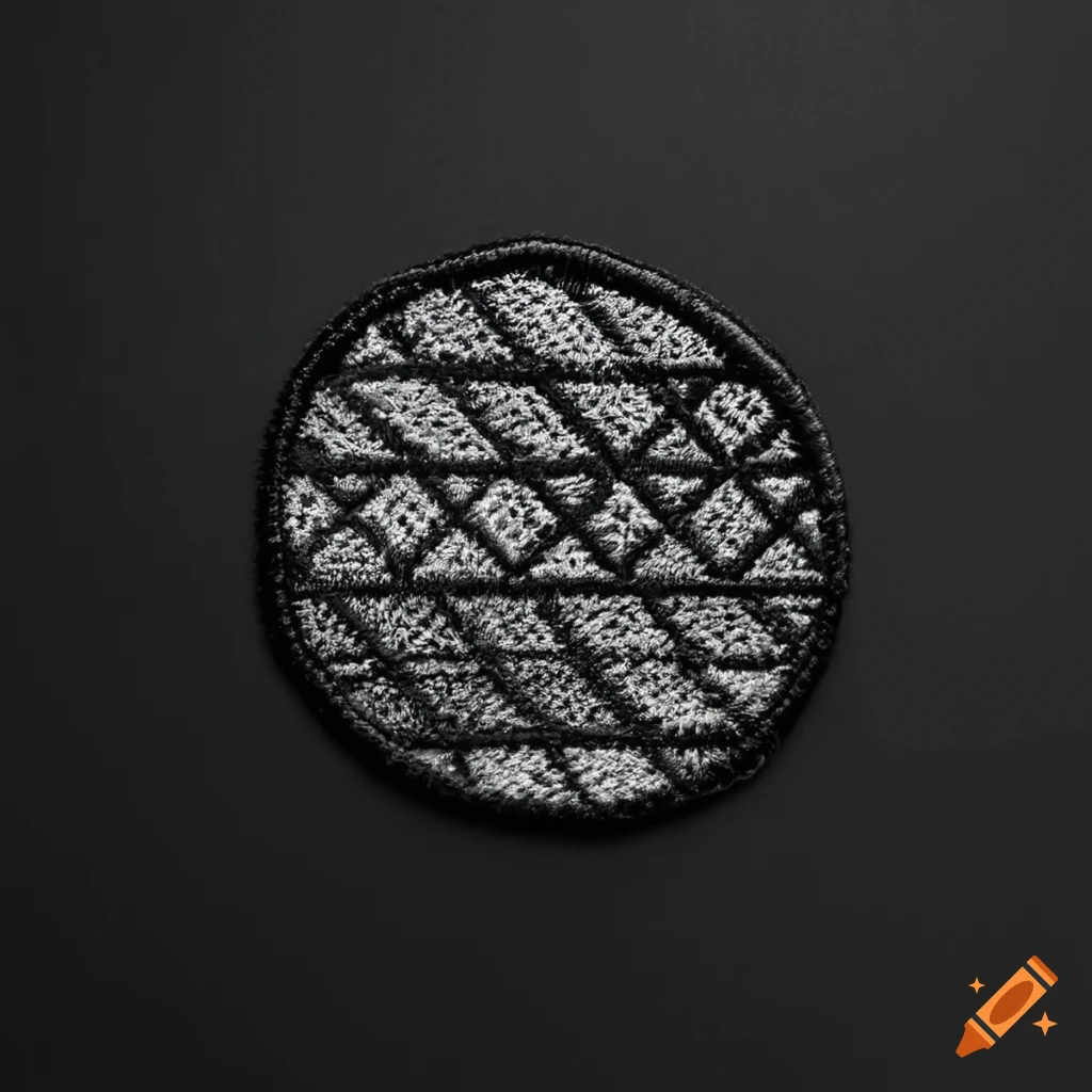 Noir graphic design patch on Craiyon